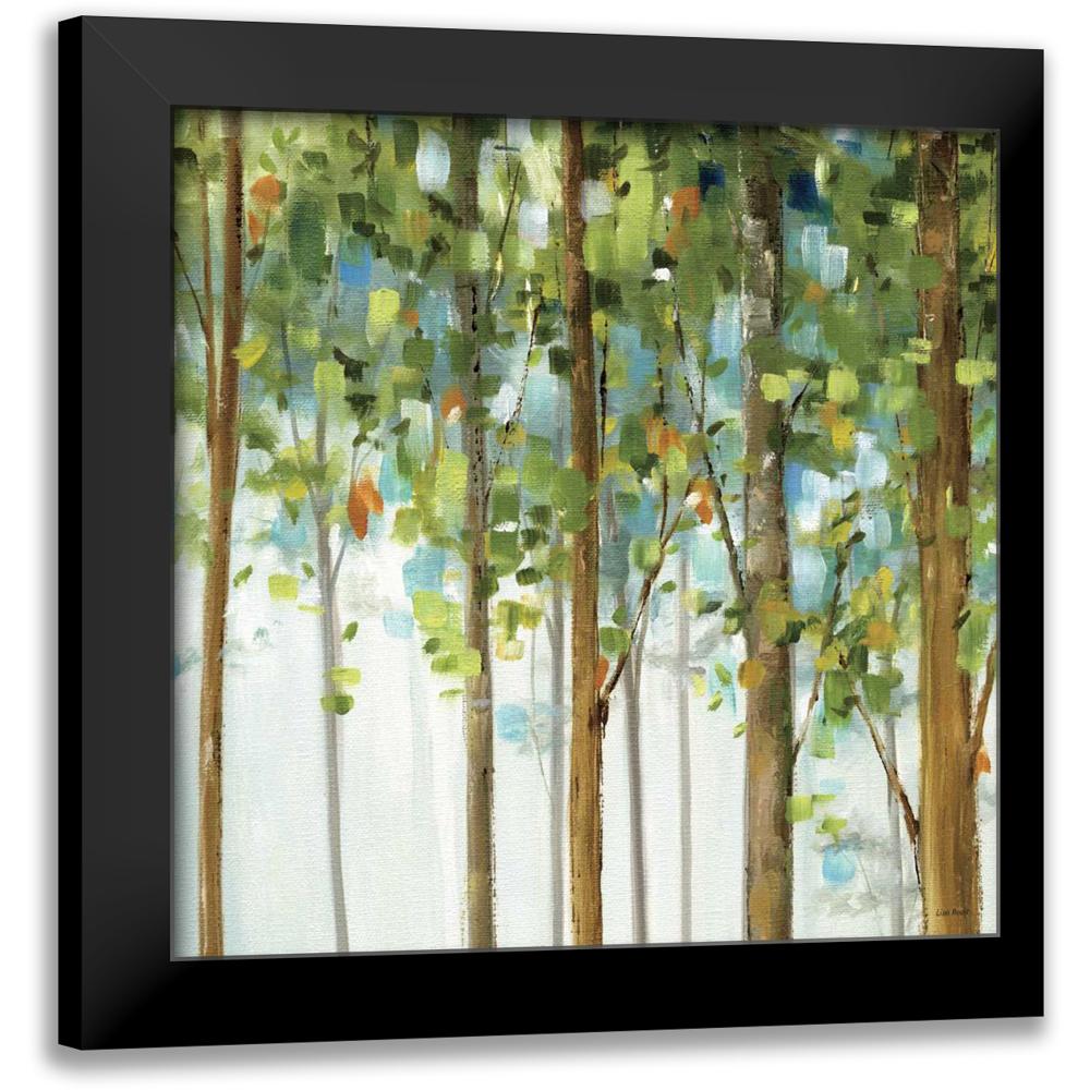Audit, Lisa 15x15 Black Modern Framed Museum Art Print Titled - Forest ...