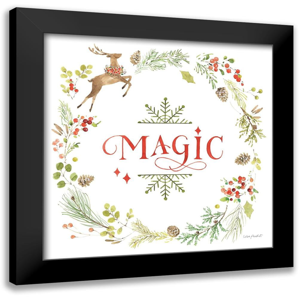 Audit, Lisa 15x15 Black Modern Framed Museum Art Print Titled - Merry ...