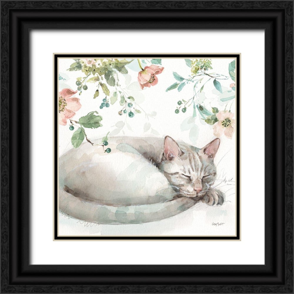 Audit, Lisa 15x15 Black Ornate Wood Framed with Double Matting Museum Art Print Titled - Mint ...