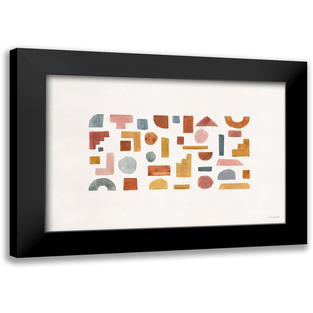 Audit, Lisa 18x13 Black Modern Framed Museum Art Print Titled - Shapes ...