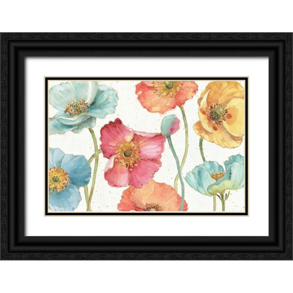 Audit, Lisa 18x13 Black Ornate Wood Framed with Double Matting Museum ...