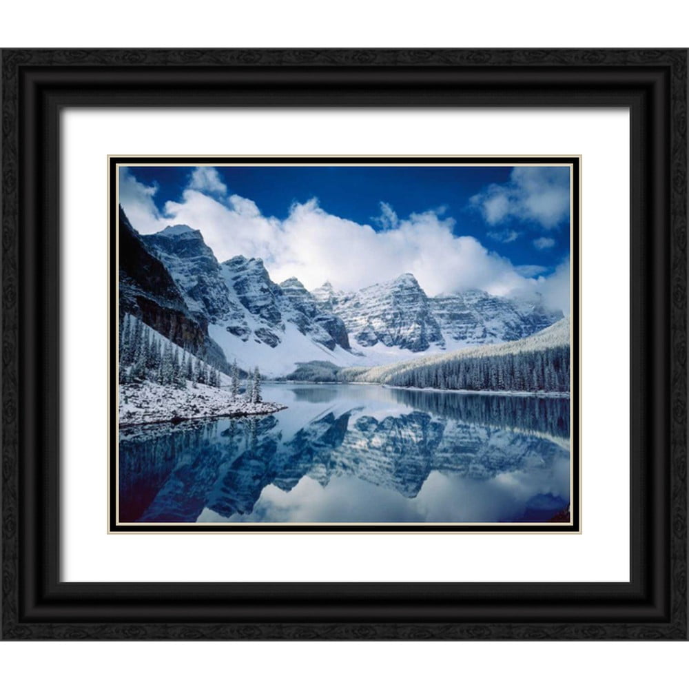 Audit, Lisa 18x15 Black Ornate Wood Framed with Double Matting Museum Art Print Titled - Moraine ...