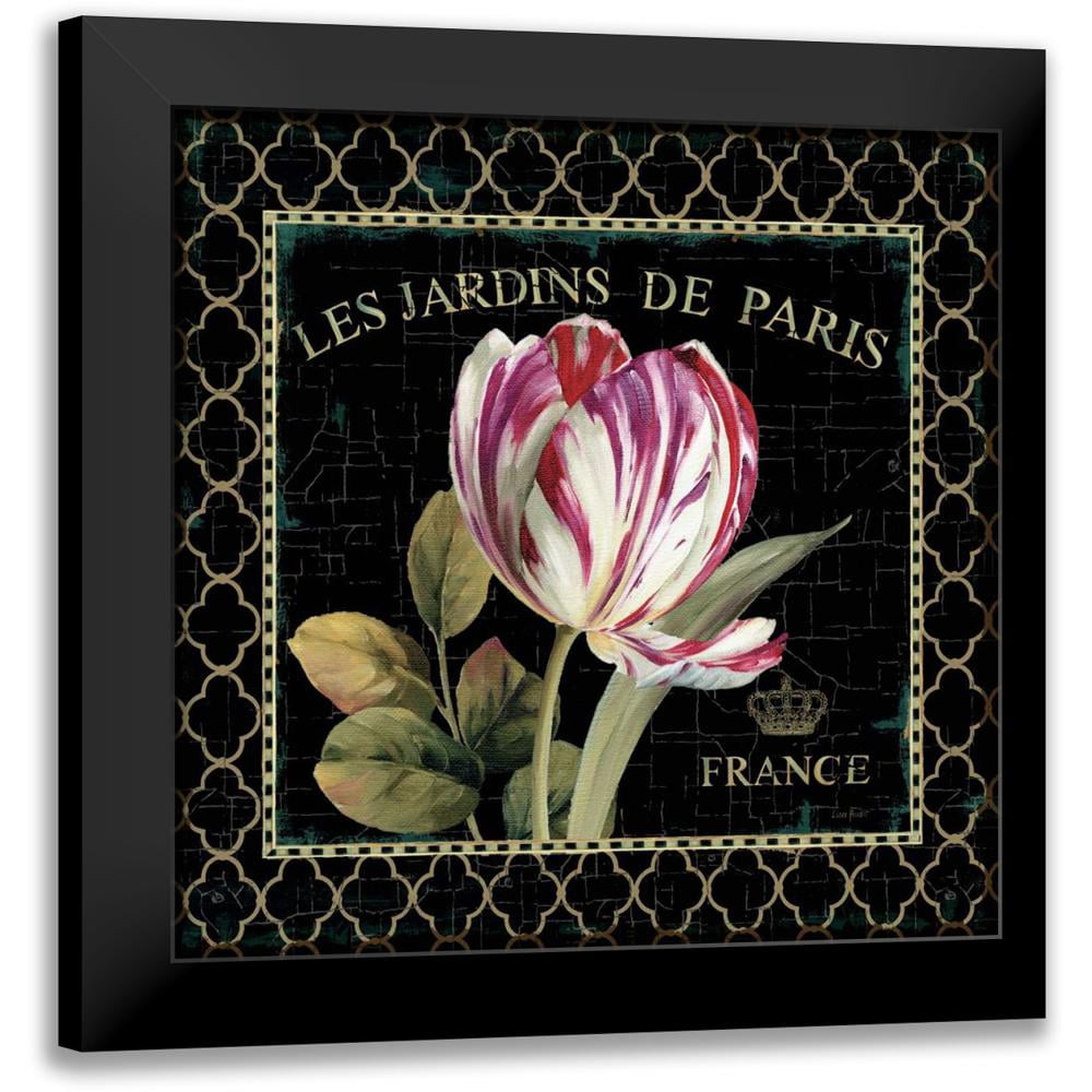 Audit, Lisa 20x20 Black Modern Framed Museum Art Print Titled - Garden ...