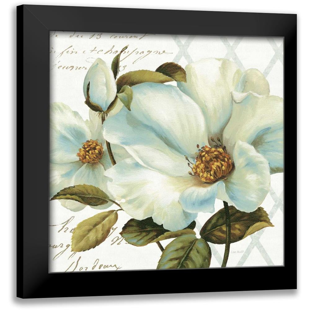 Audit, Lisa 20x20 Black Modern Framed Museum Art Print Titled - White ...