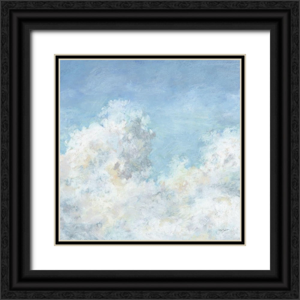 Audit, Lisa 20x20 Black Ornate Wood Framed with Double Matting Museum ...
