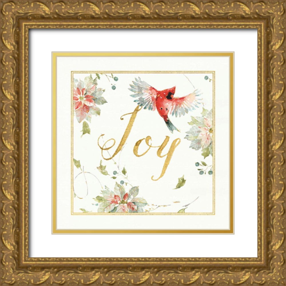 Audit, Lisa 20x20 Gold Ornate Wood Framed with Double Matting Museum ...