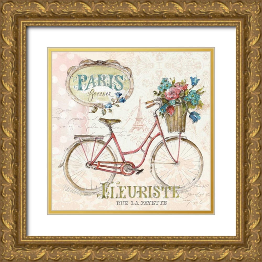 Audit, Lisa 20x20 Gold Ornate Wood Framed with Double Matting Museum Art Print Titled - Paris ...