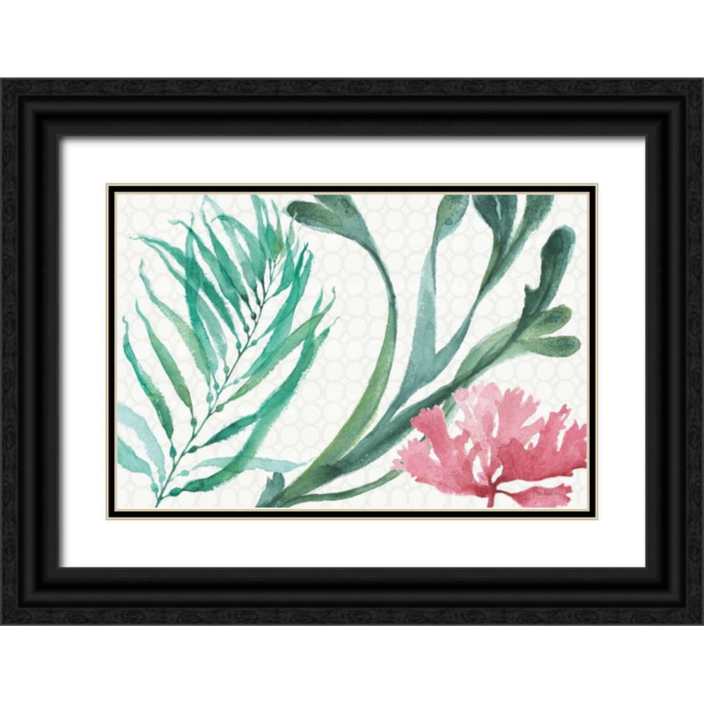 Audit, Lisa 24x17 Black Ornate Wood Framed with Double Matting Museum ...