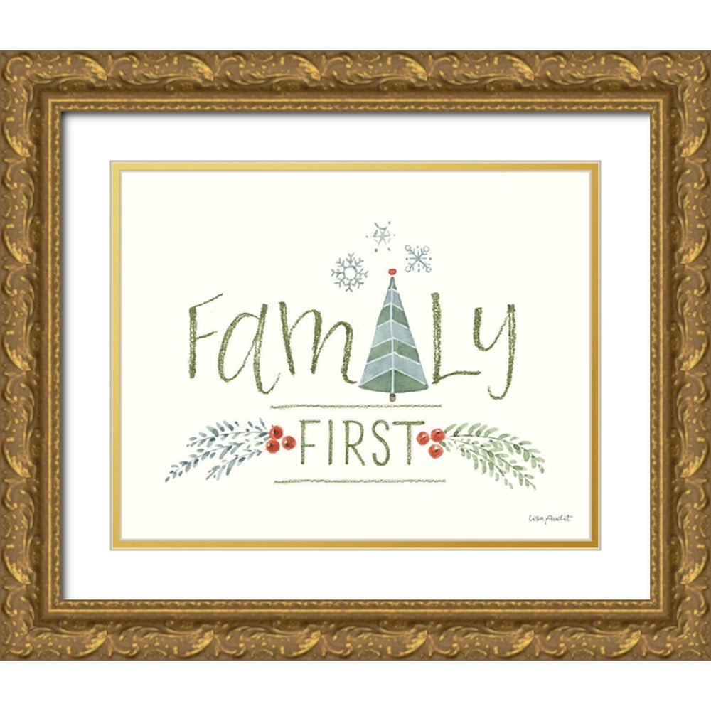 Audit, Lisa 24x20 Gold Ornate Wood Framed with Double Matting Museum Art Print Titled - Jolly ...