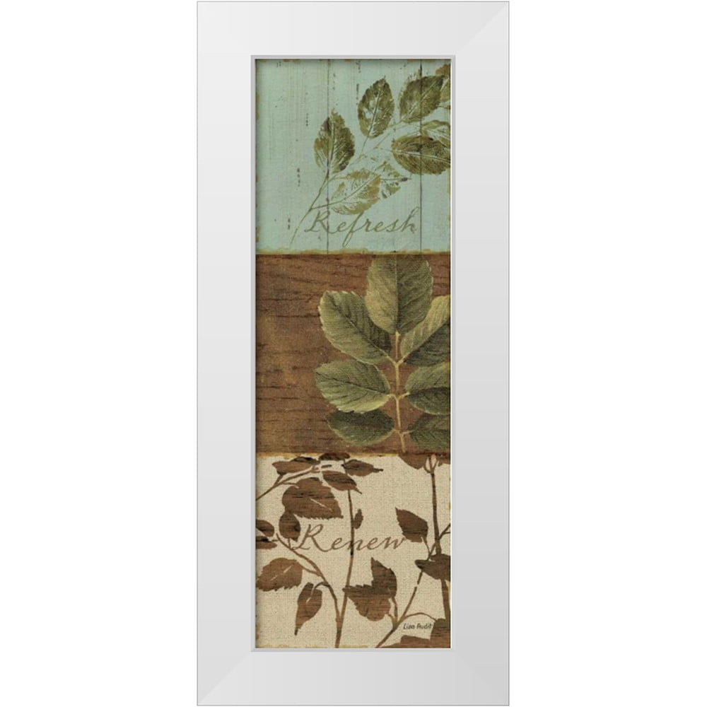 Audit, Lisa 7x14 White Modern Wood Framed Museum Art Print Titled ...