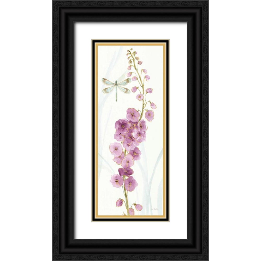 Audit, Lisa 8x14 Black Ornate Wood Framed with Double Matting Museum ...