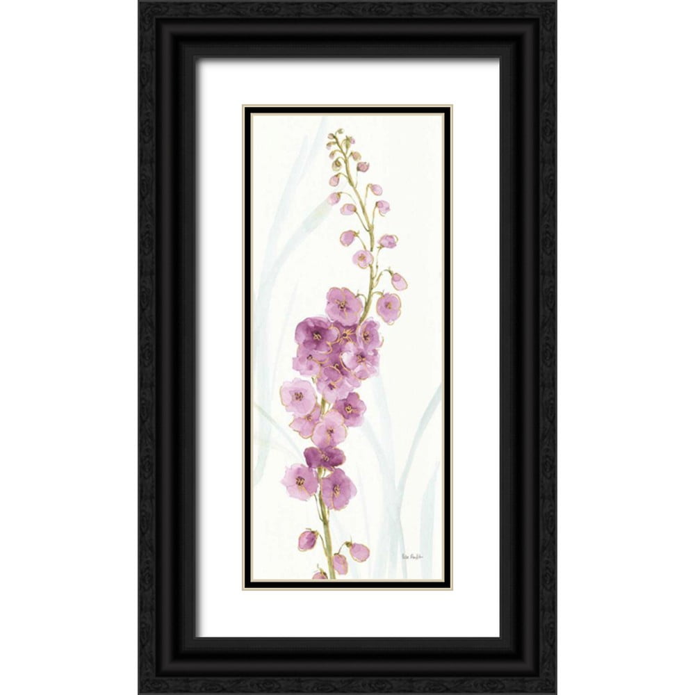 Audit, Lisa 8x14 Black Ornate Wood Framed with Double Matting Museum ...