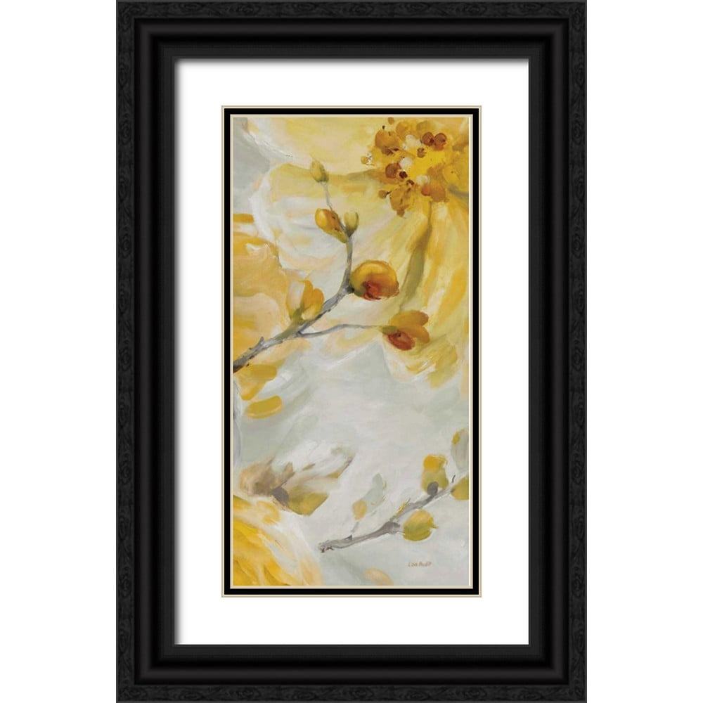 Audit, Lisa 9x14 Black Ornate Wood Framed with Double Matting Museum ...