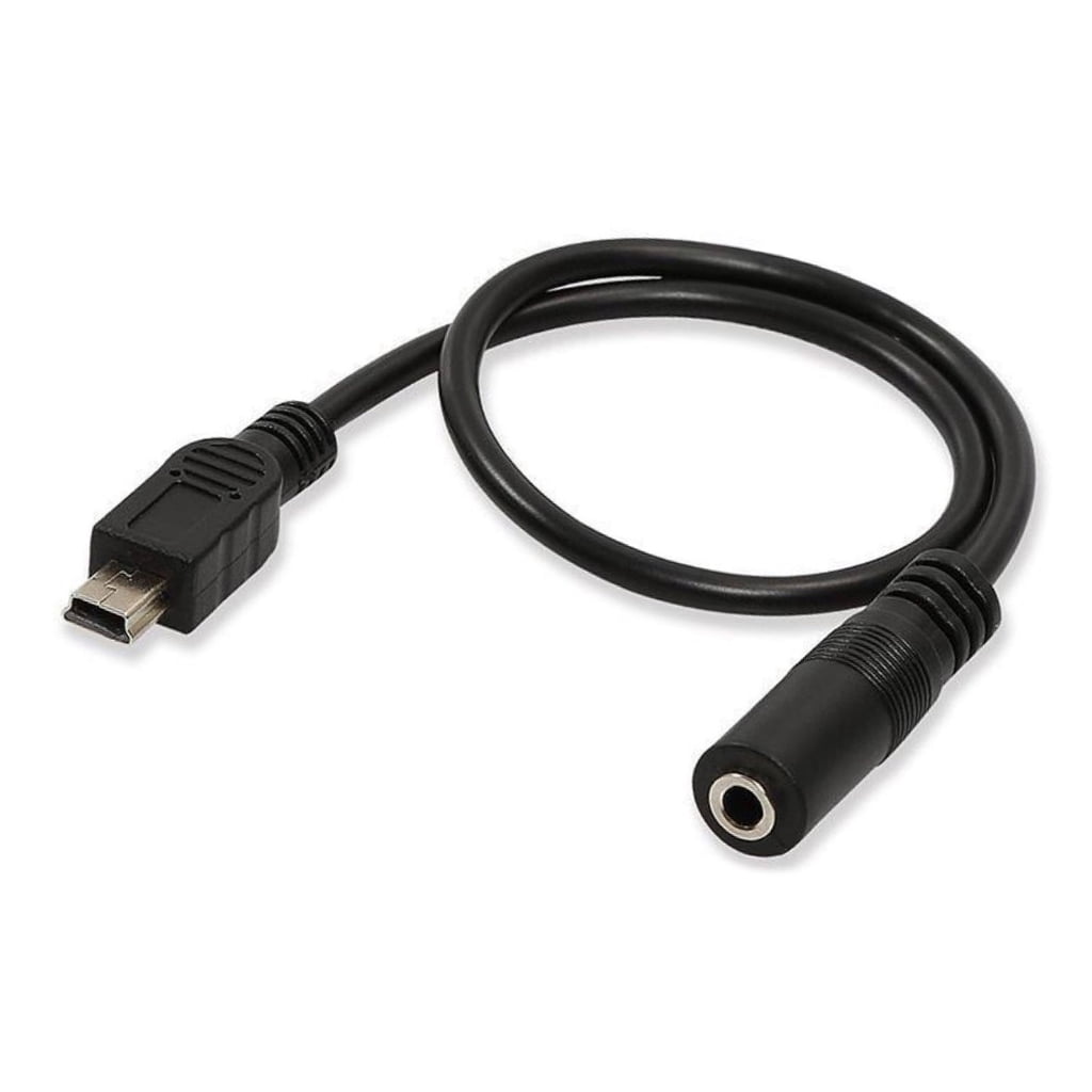 Auditory Cable Mini USB Male To 3.5mm Female For Actives Clip Mic ...