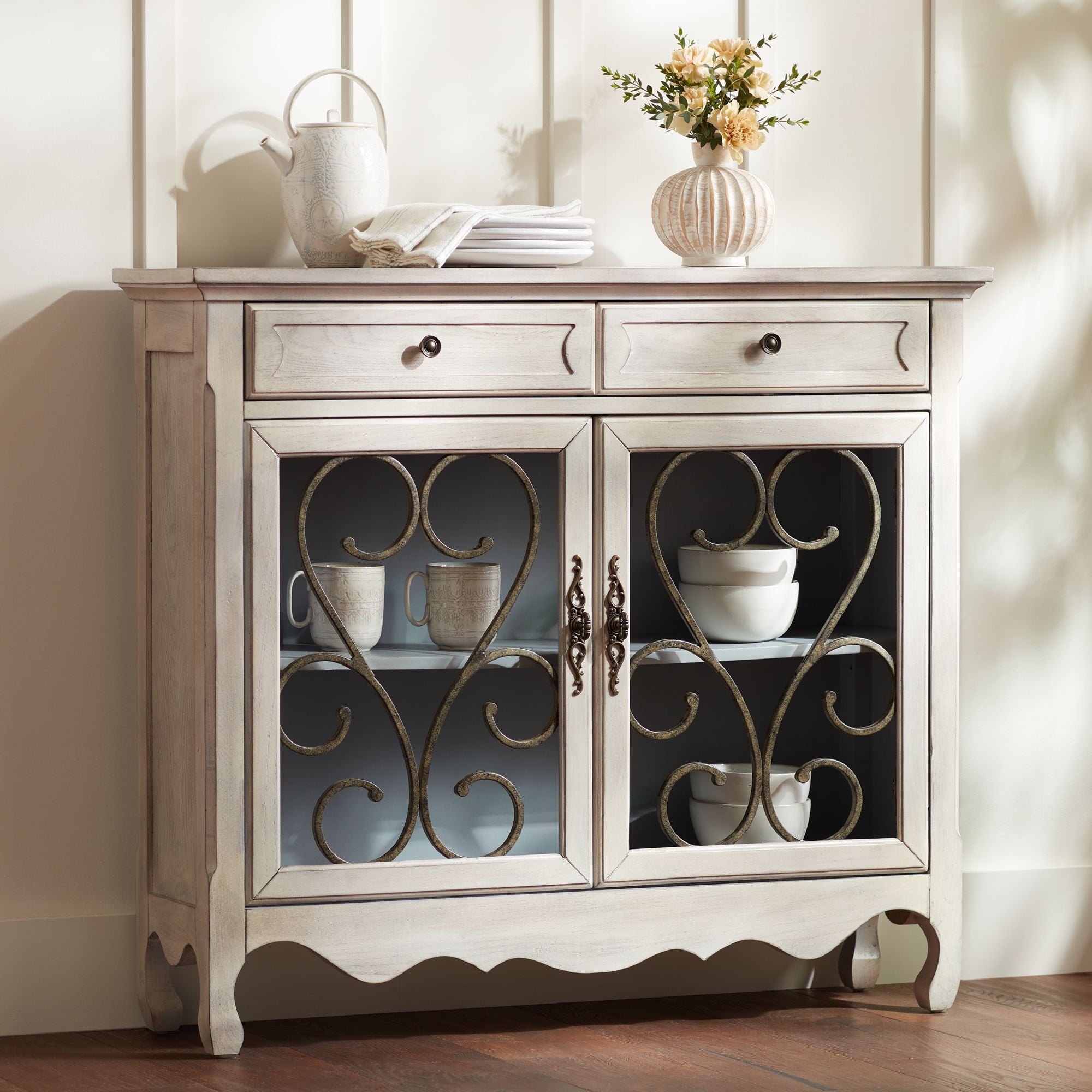 Audley 39 1/4" Wide Wood Console Cabinet by Kensington Hill. - Walmart.com