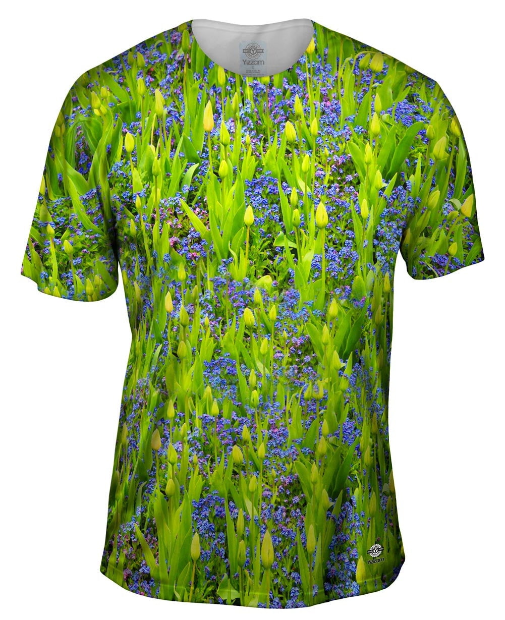 Audley Garden Flowers Mens T-Shirt All Over Print - Walmart.com