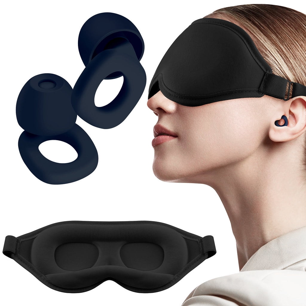 Audree Ear Plugs and Sleep Mask Combo - Serenity Set for Peaceful Sleep ...