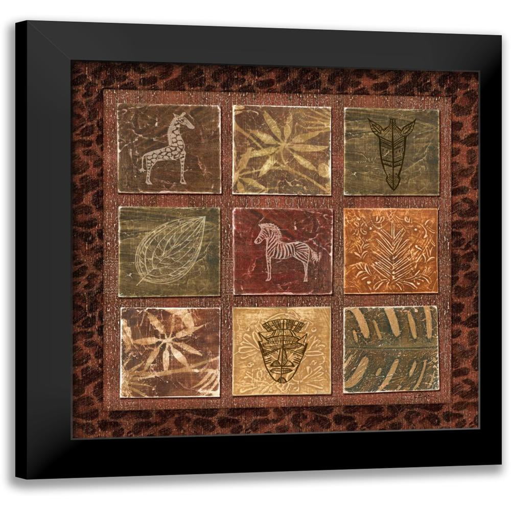 Audrey, Charlene 15x15 Black Modern Framed Museum Art Print Titled ...