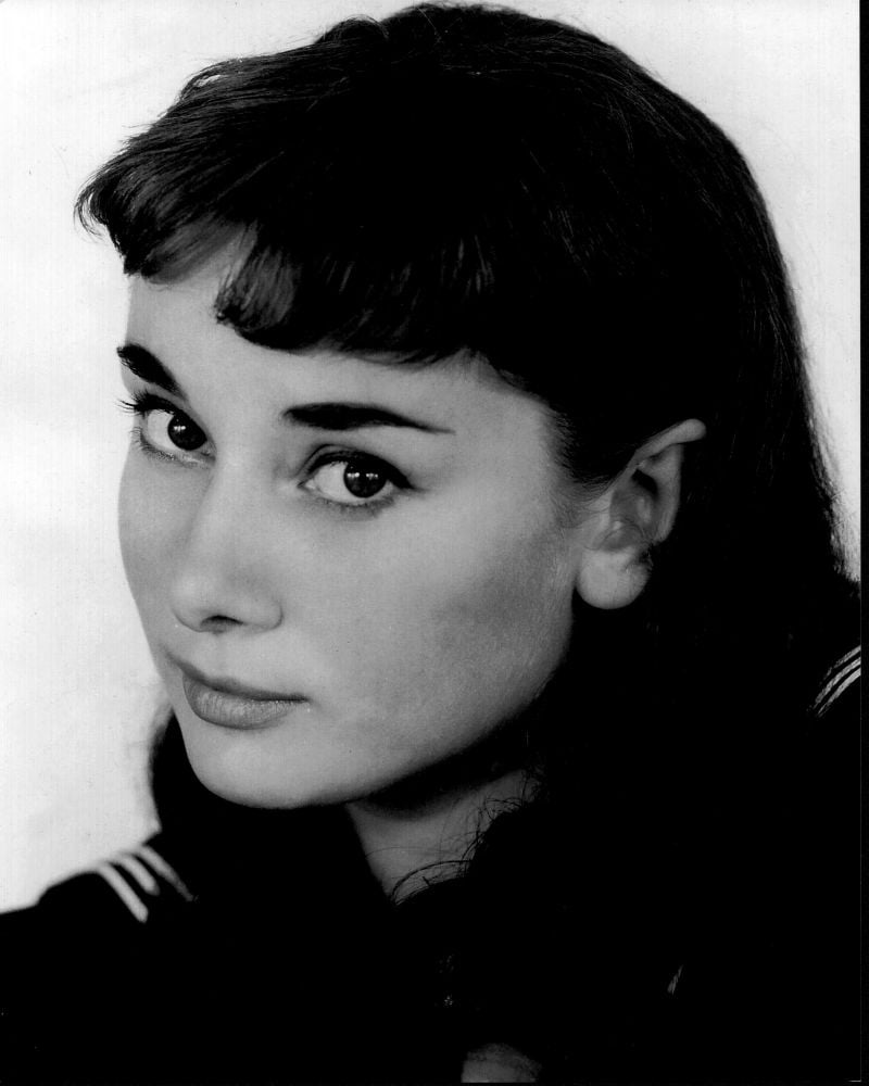 Audrey Hepburn Headshot For Gigi Black And White Photo Print (8 x 10 ...