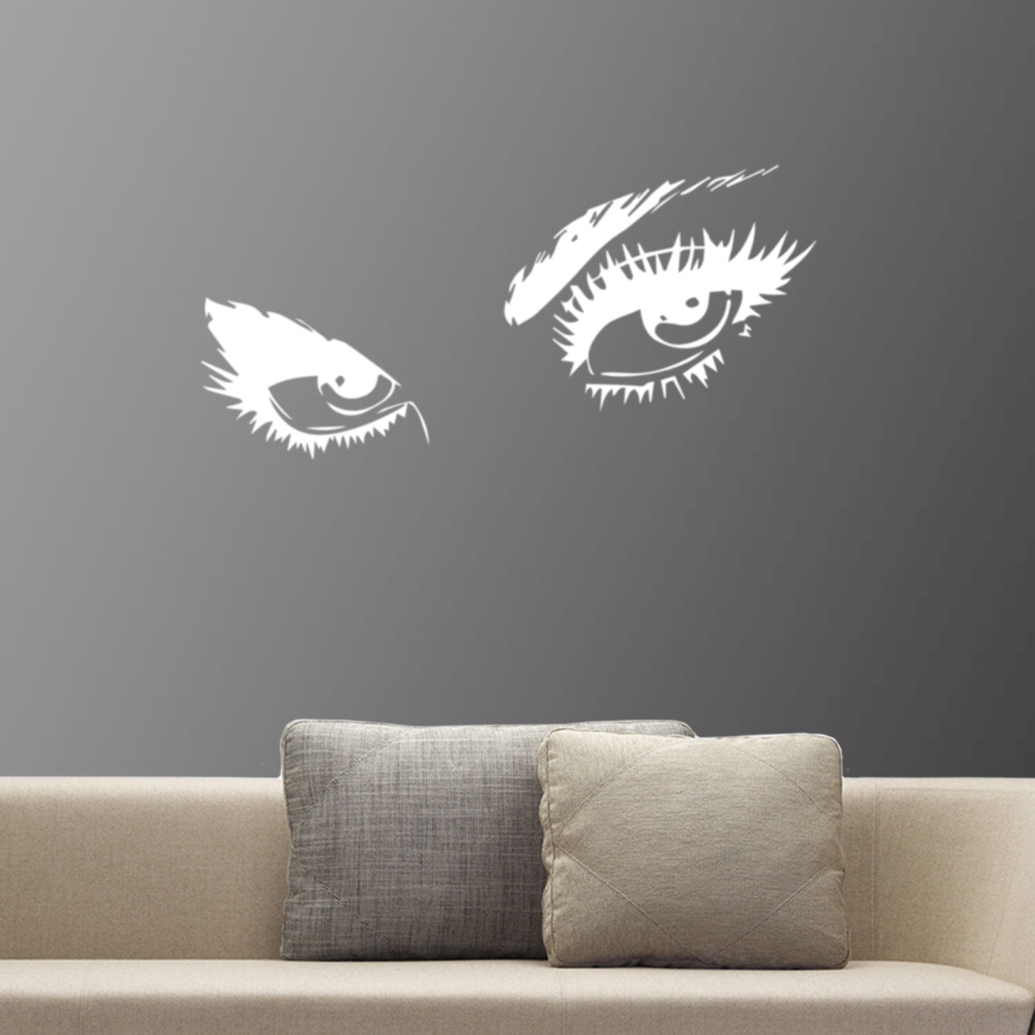 Audrey Hepburn Sexy Eyes/Attractive Eye Wall Decal Art Decor - White ...