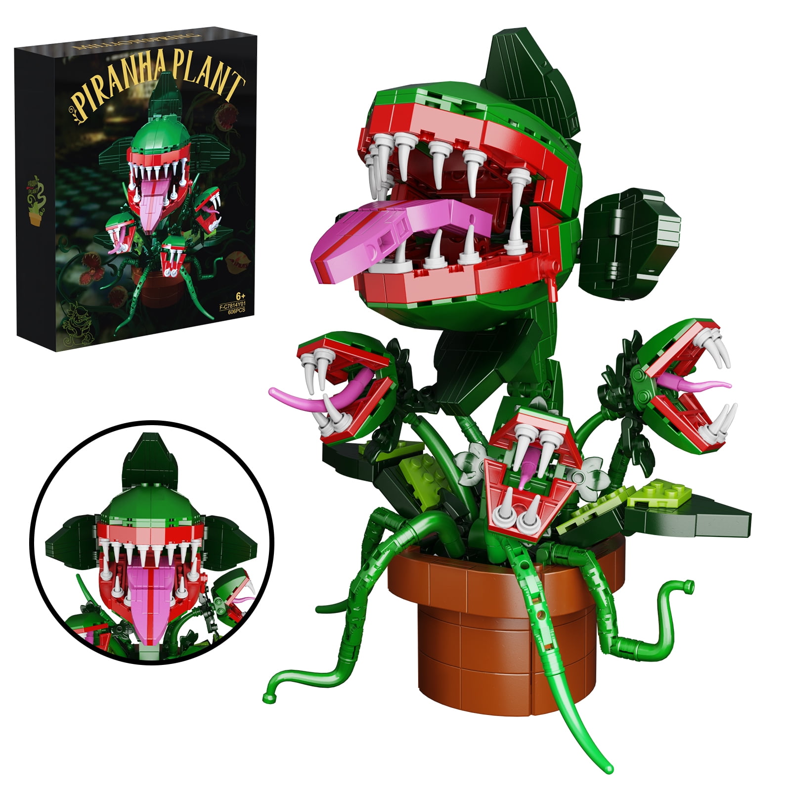 Audrey II Building Block Kit Cannibal Flower Building Blocks Toys ...