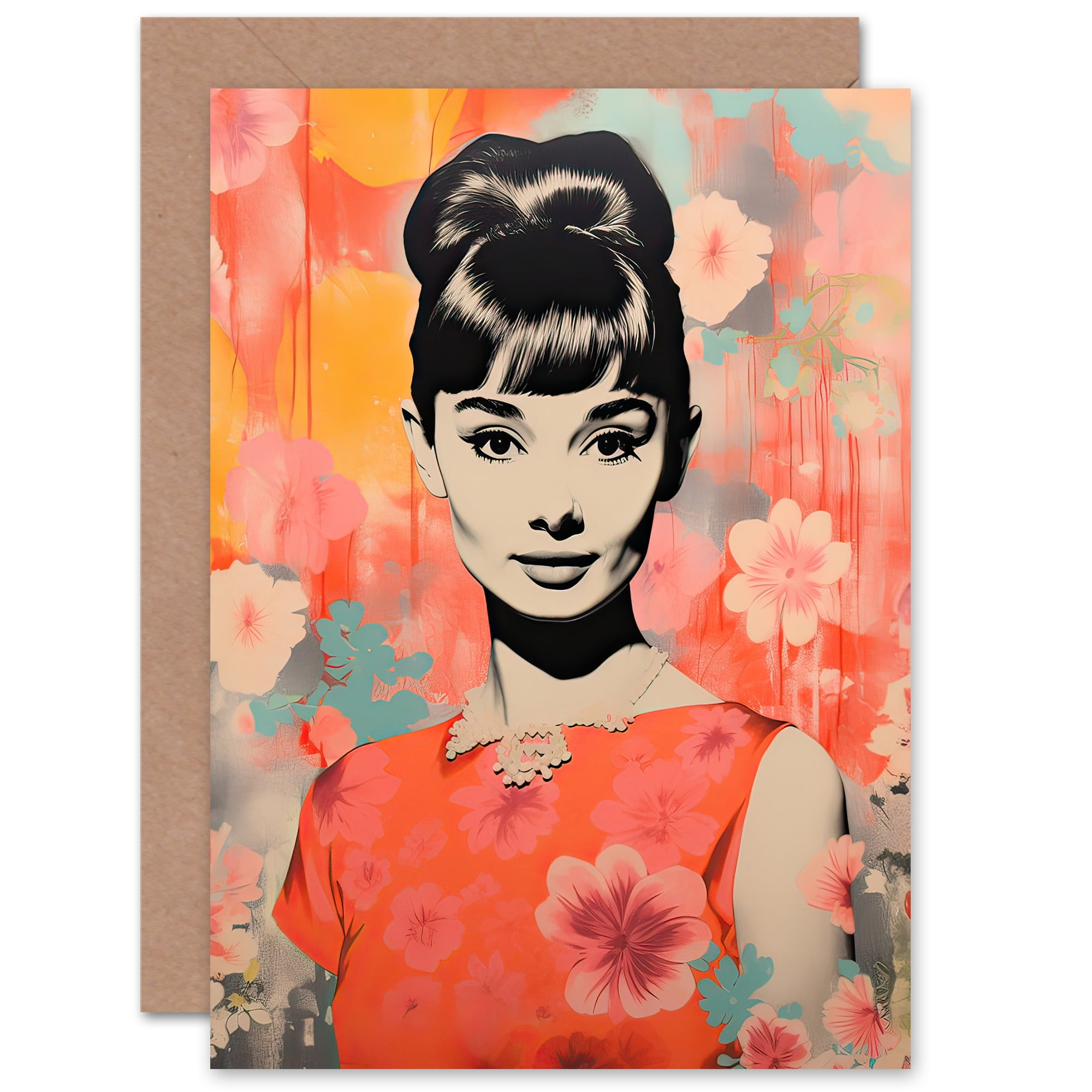 Audrey Smiling Floral for Wife Her Mum Sister Daughter Mom Gran Nan ...