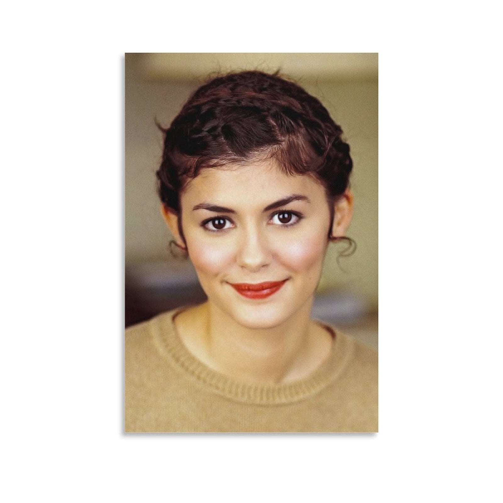 Audrey Tautou Poster French Film Actress Picture Print Wall Art Poster ...