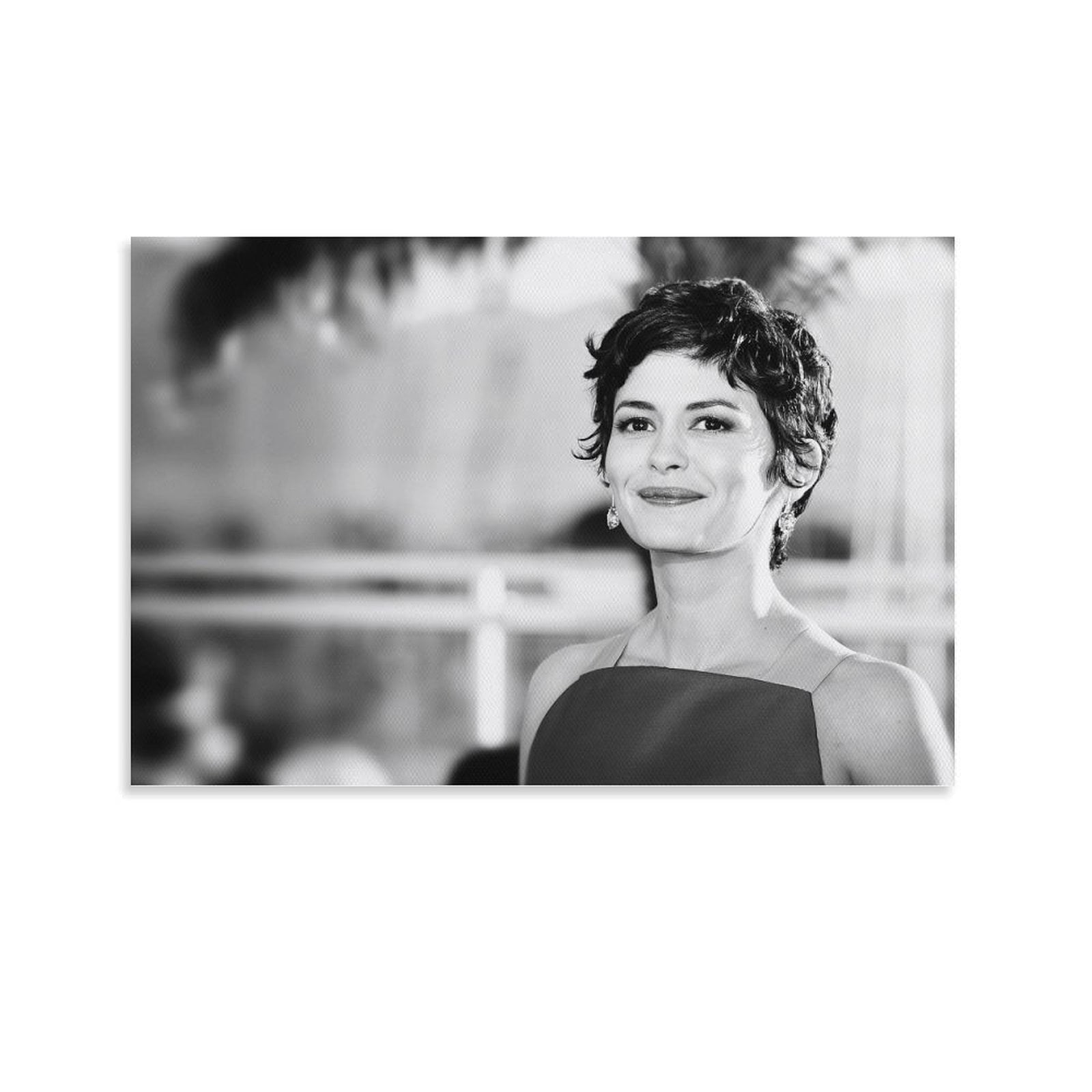 Audrey Tautou Poster Poster Cool Artworks Painting Wall Art Canvas ...