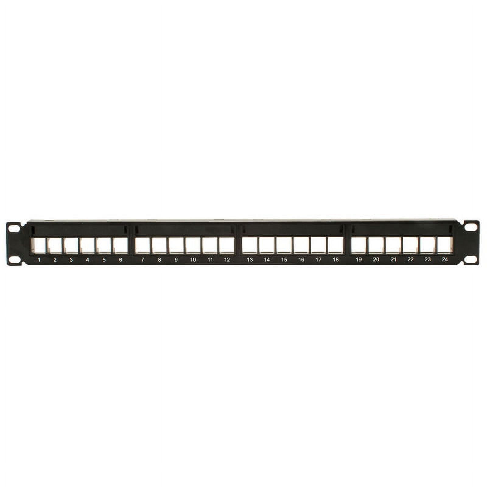 Audtek Keystone Rack Mount Blank Panel 24 Port - Walmart.com