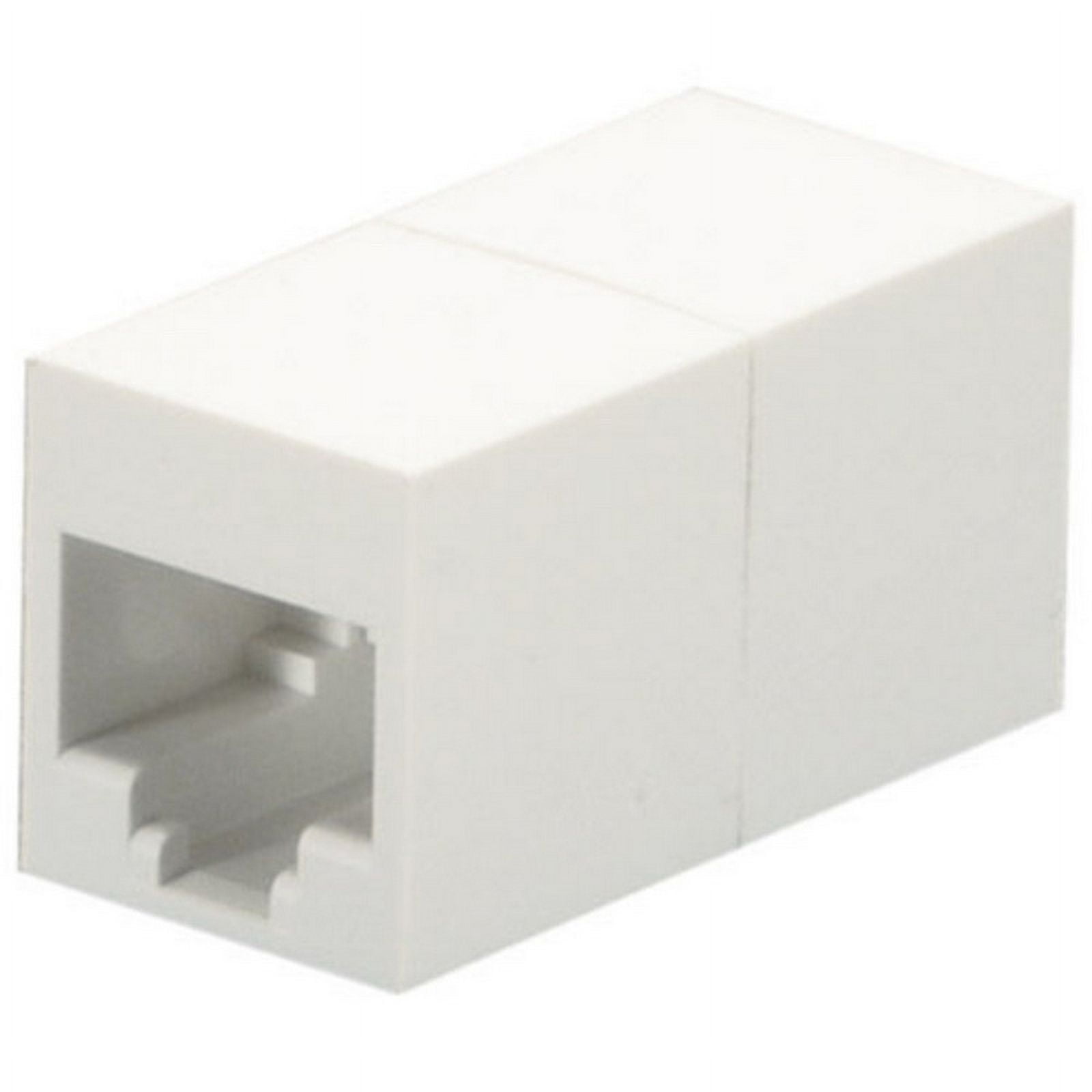 Audtek RJ45 In-Line Coupler Cat 5e White - Walmart.com