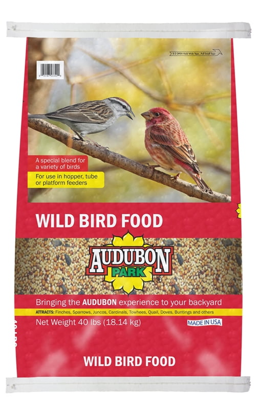 Audubon Park 10179 Quality Wild Bird Seed Food, 40 lb, Made in USA ...