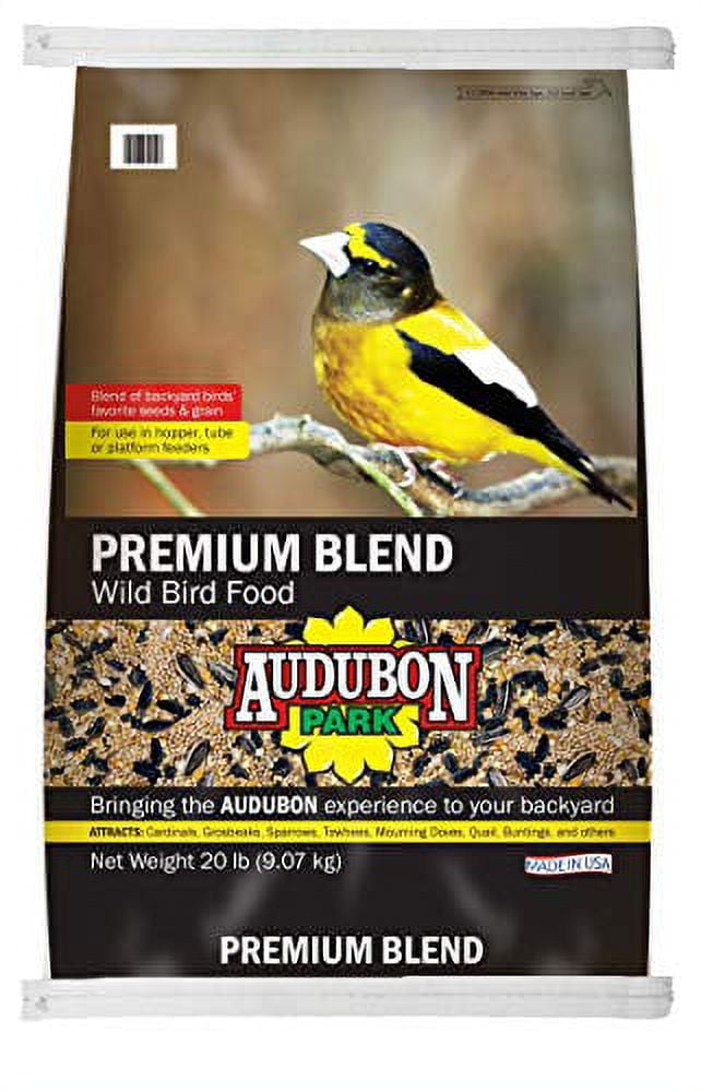 Audubon Park 13245 Premium Blend Wild Bird Food, 20-Pound - Walmart.com