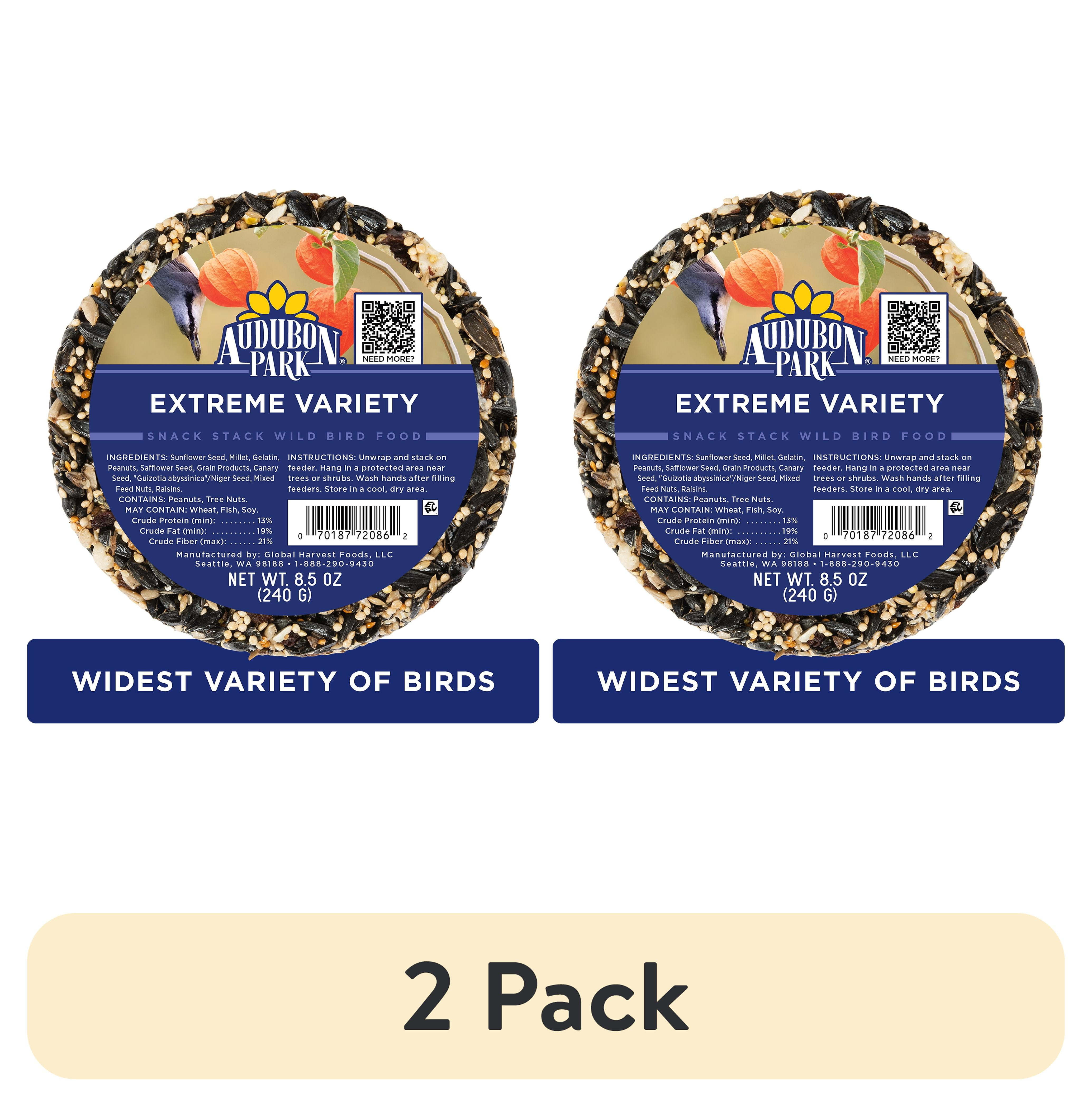(2 pack) Audubon Park Extreme Snack Stack Wild Bird Food, Dry, 1 Count ...