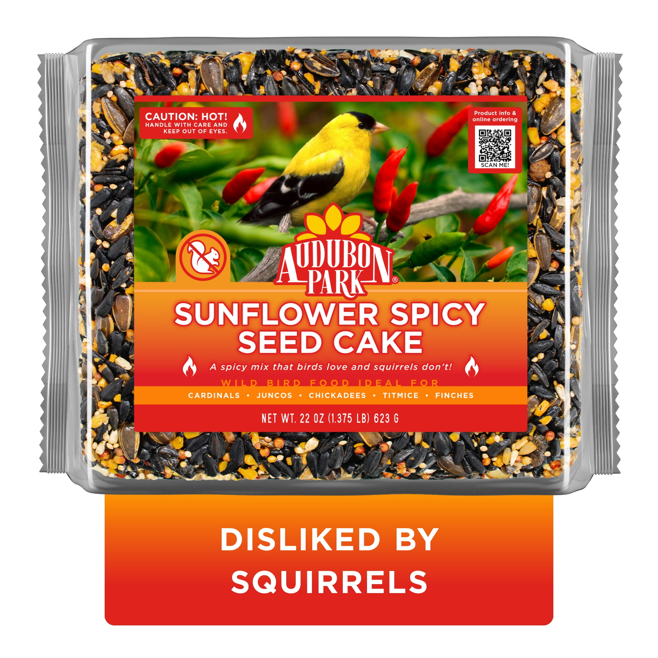 Audubon Park Spicy Seed Cake Wild Bird Food, Dry, 1 Count per pack, 22 ...
