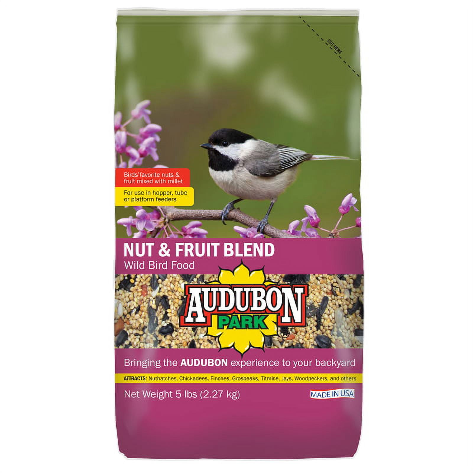 Audubon Park Fruits and Nuts Wild Bird Food 5 lb - Walmart.com
