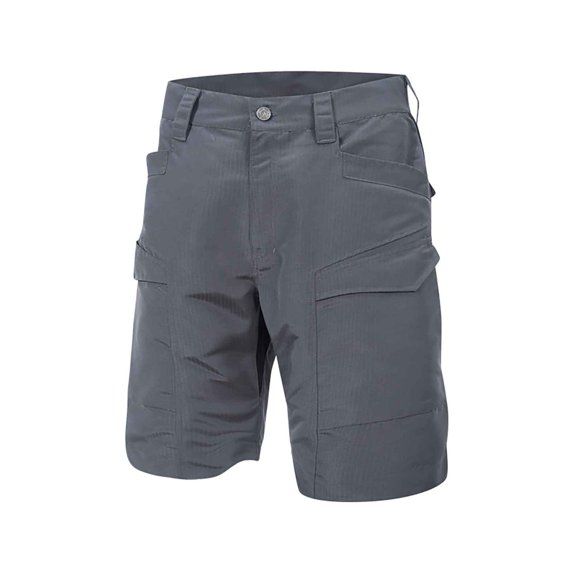 Aueoeo Button Up Cargo Shorts For Men Casual Solid Color Fashion ...