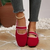 Aueoeo Casual Shoes For Women Women's Fashionable Casual Solid Color ...