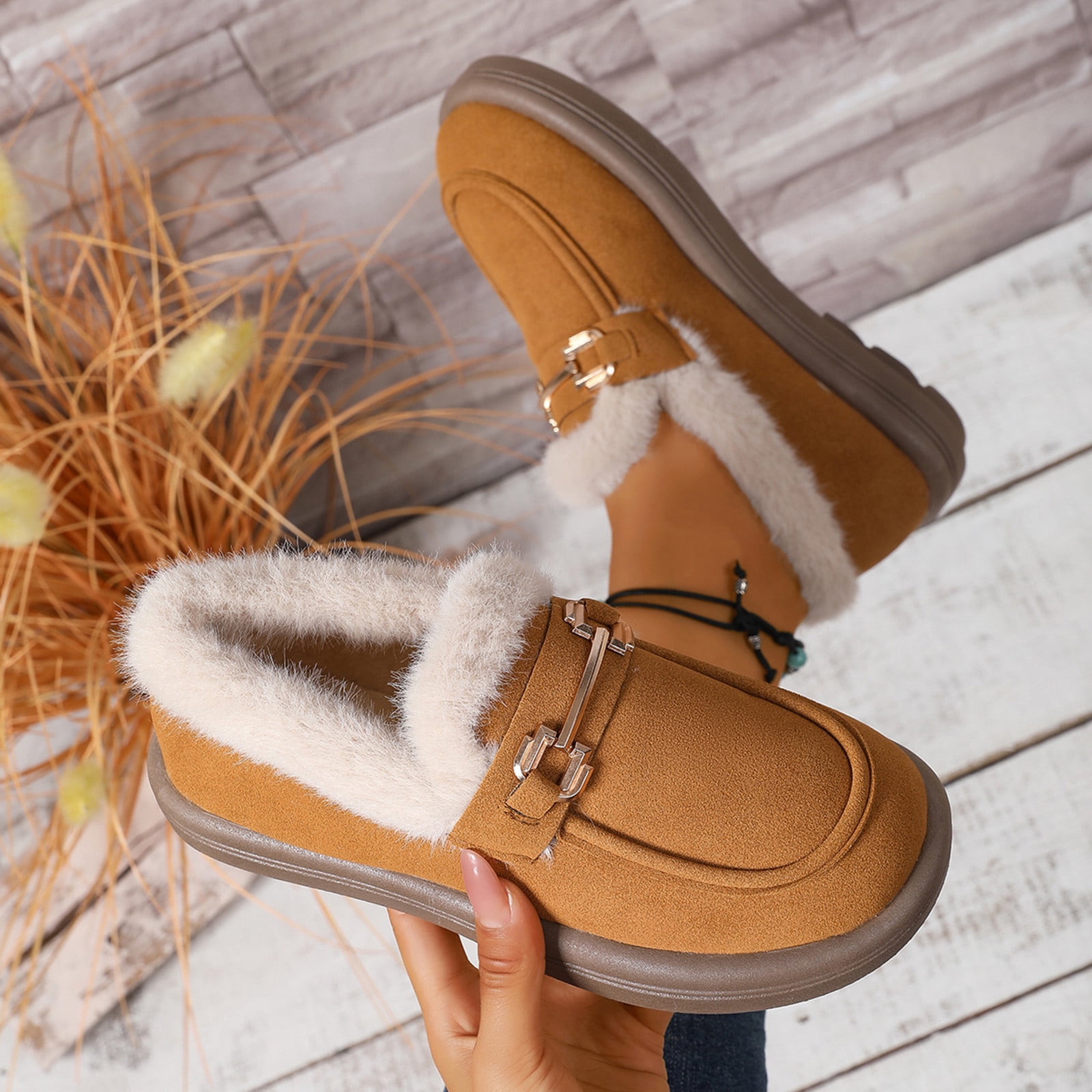 Aueoeo Casual Shoes For Women Women's Fashionable And Casual Winter ...