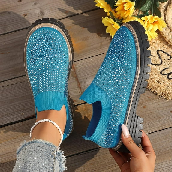 Aueoeo Comfy Dressy Flats Loafers For Women Fashion Versatile Solid ...