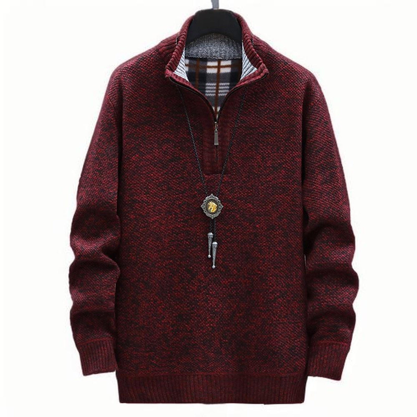 Aueoeo Cute Fall Sweaters Dress Sweater For Men Man Solid Color ...
