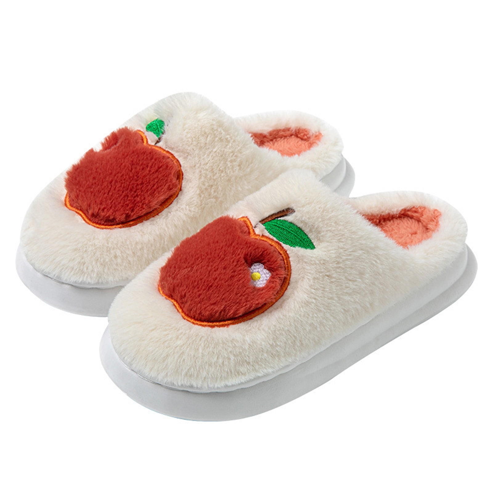Aueoeo Cute Slippers for Women, Womens Slip On Home Slippers Soft ...