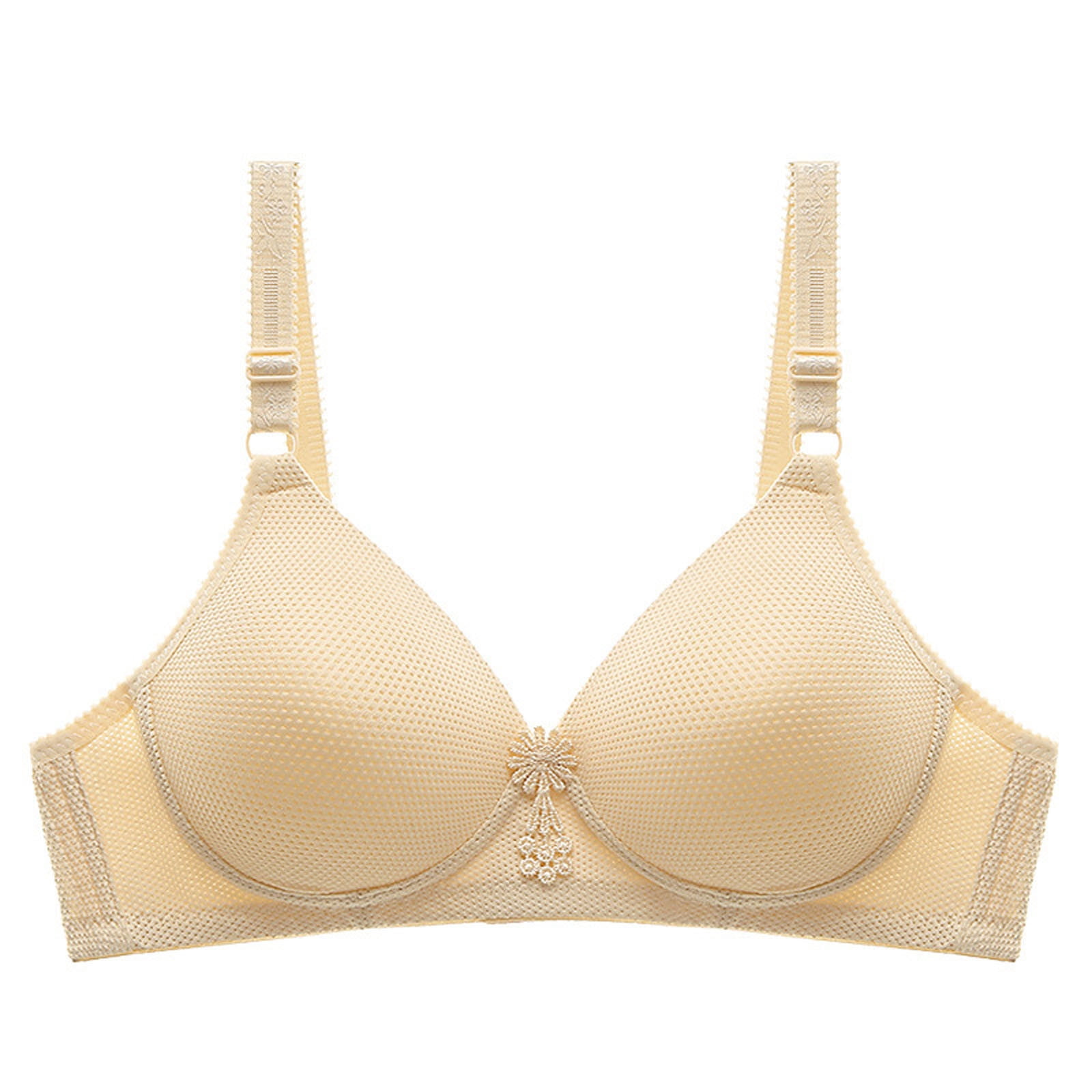 Aueoeo Daily Bras For Women Push Up Bras Wireless Bras No Underwire ...