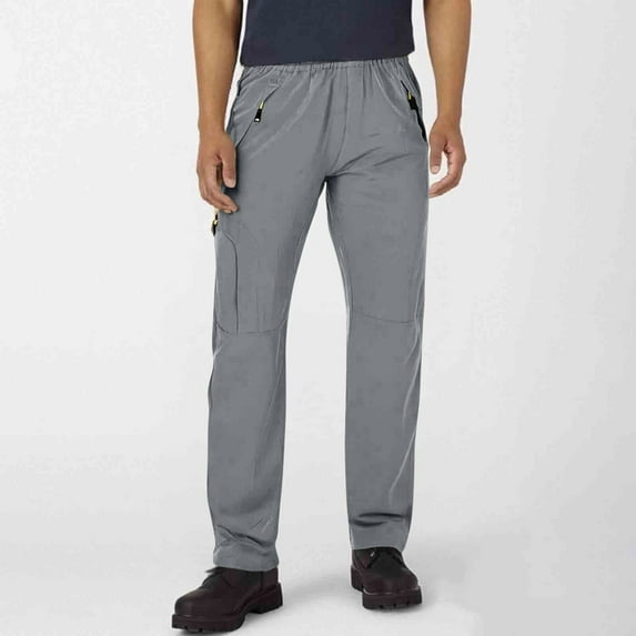 Aueoeo Dress Pants Men Cargo Pants Unisex Man Women Solid-Color Casual ...