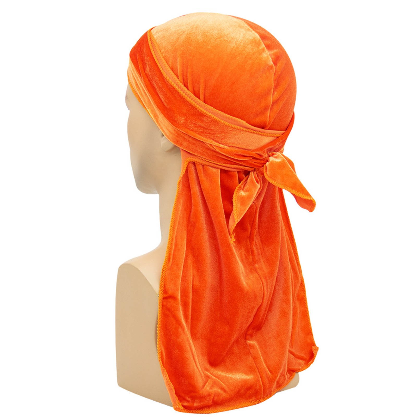 Aueoeo Durag Hat For Men with Long Tail Durag Headwraps for Pirate Cap ...