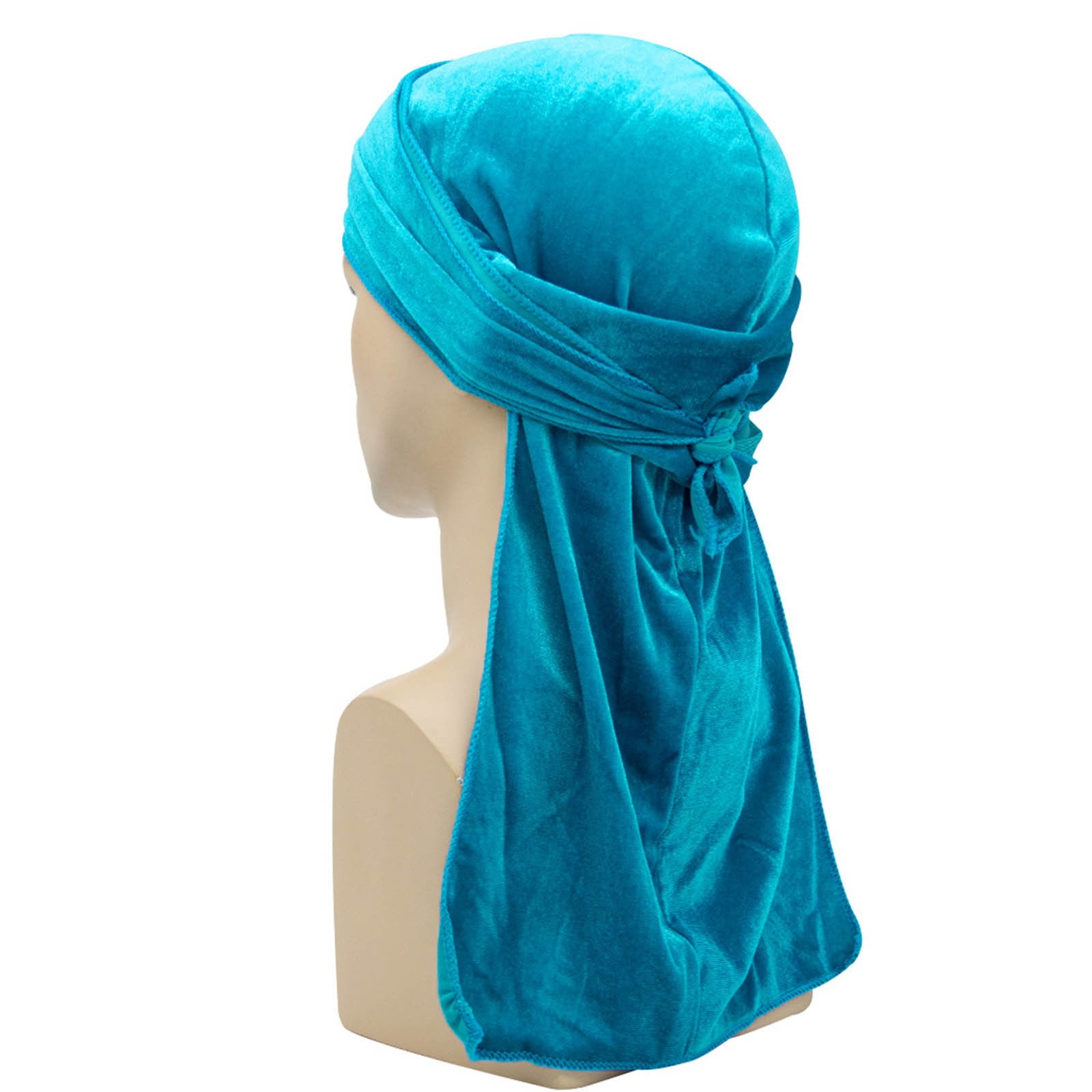 Aueoeo Durag Hat For Men with Long Tail Durag Headwraps for Pirate Cap ...