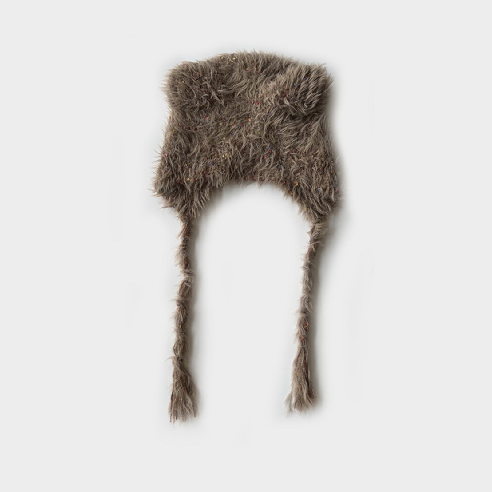 Aueoeo Hat Fitted Hats For Men Women Winter Colorful Knitted Ear Tassel ...