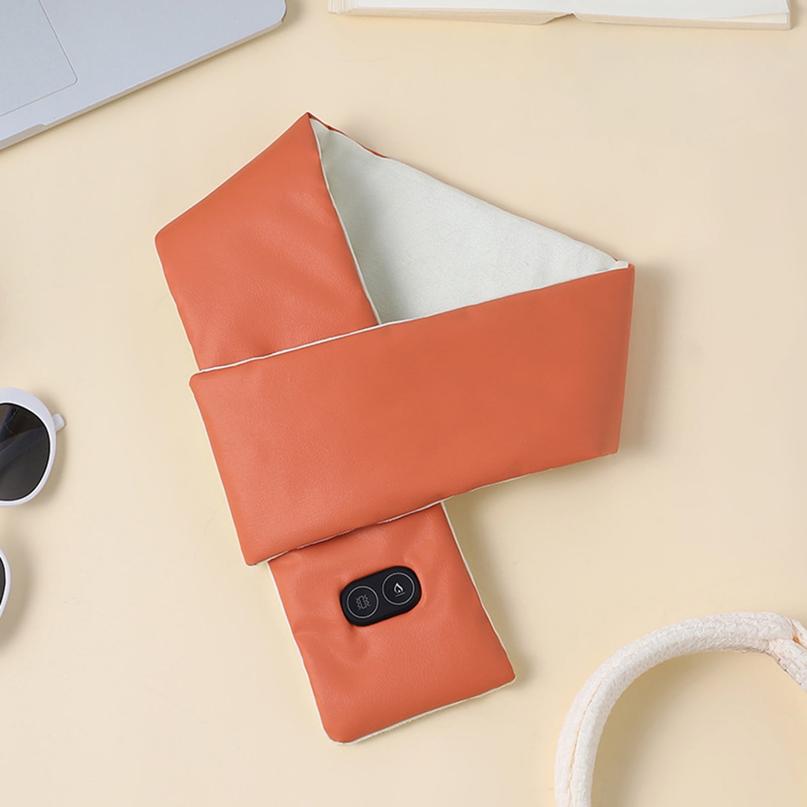 Aueoeo Heated Scarf For Women Rechargeable Heating Scarves Winter Warm ...