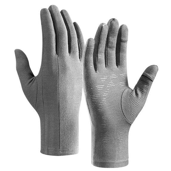 Aueoeo Heated Winter Gloves Driving Gloves Men Winter Velvet Thickened ...