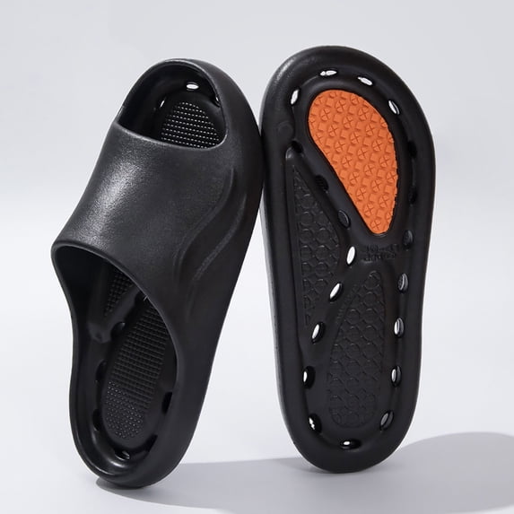 Aueoeo Lightweight Shower Slippers Women Men Open Toe Travel Breathable ...