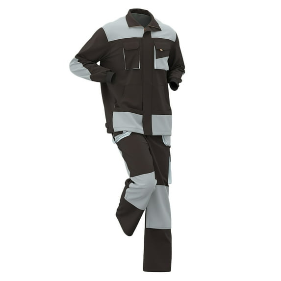 Aueoeo Men 2 Piece Workout Outfits Casual Long Sleeves Outwear Multiple ...